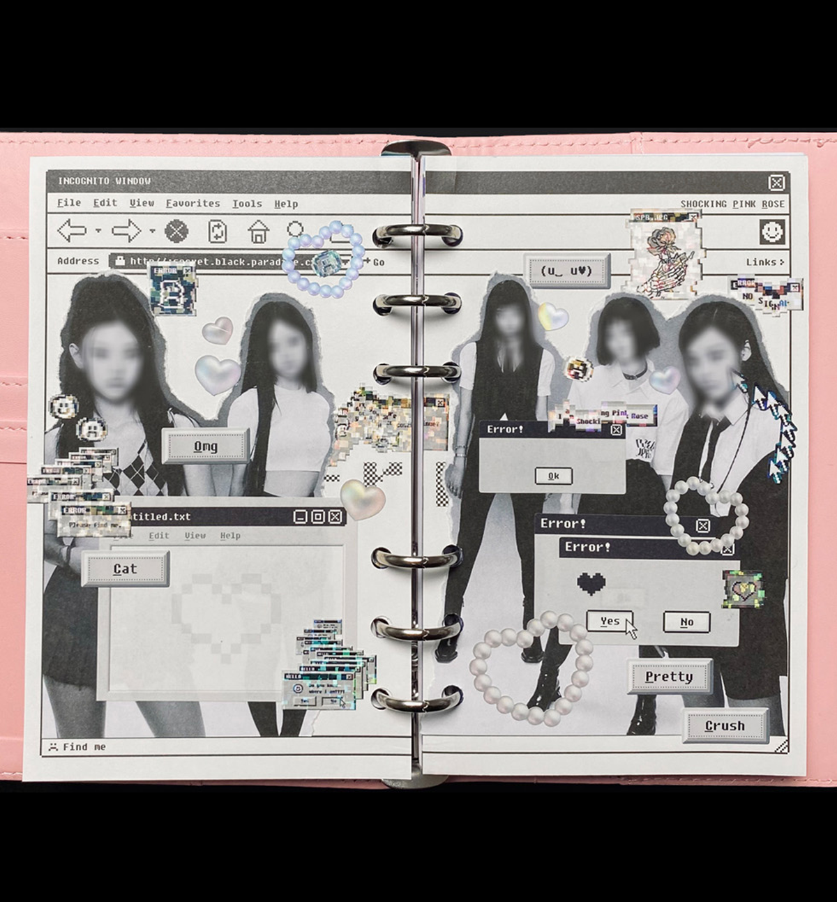 A6 Y2K Blah Blah Paper Refill