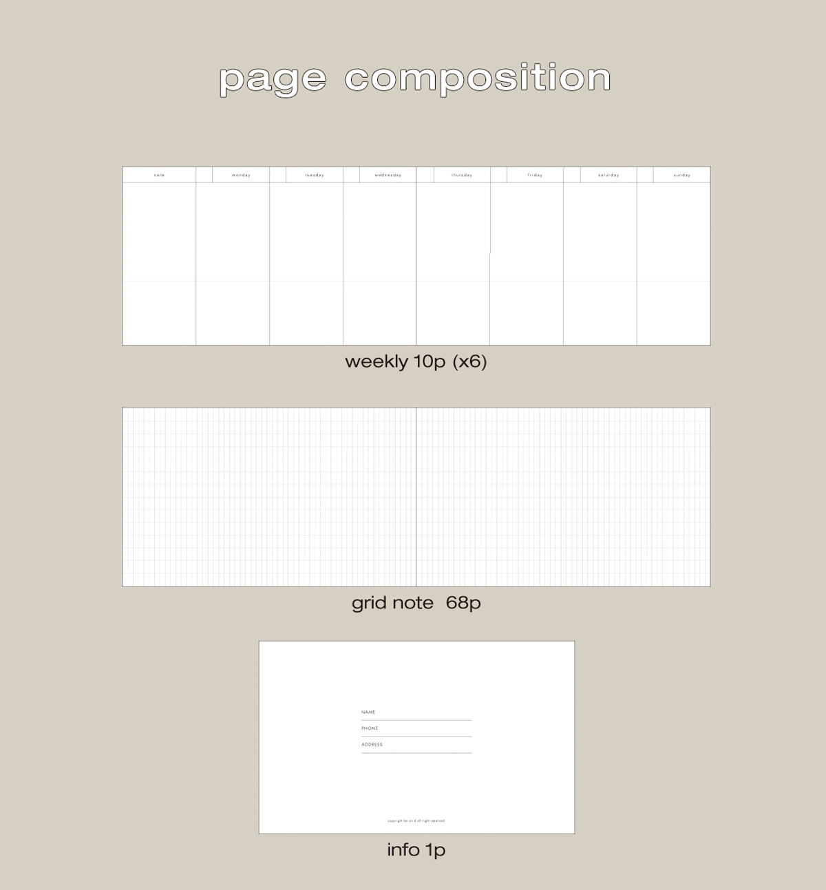 Weekly Post Sequence Planner [6 Months]