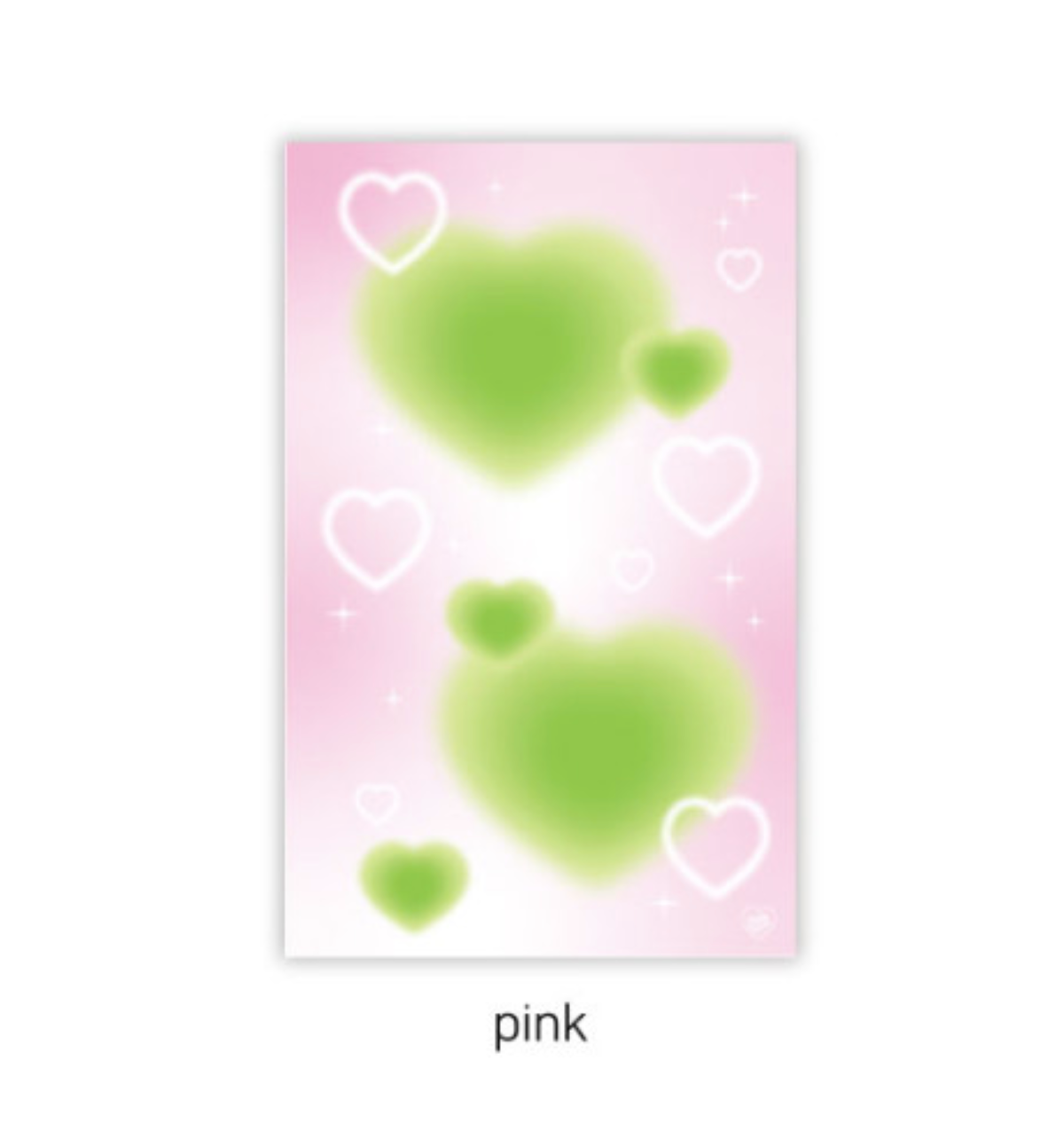 A6 Cute Heart Paper Refill