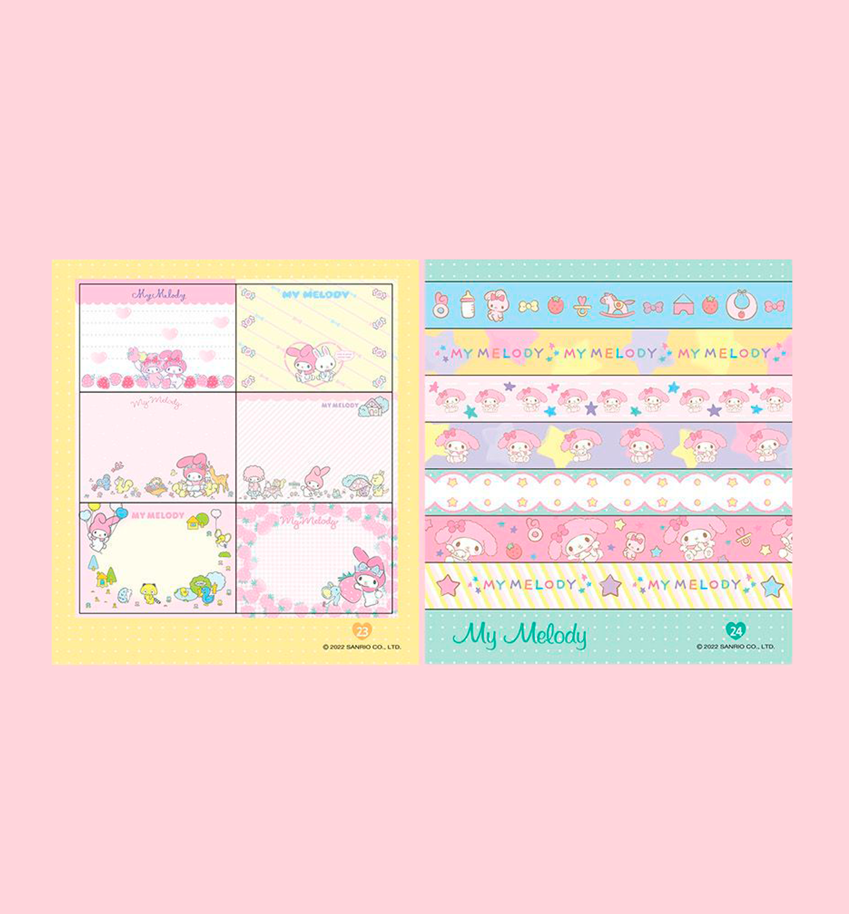 My Melody Sticker Book [24 Sheets]
