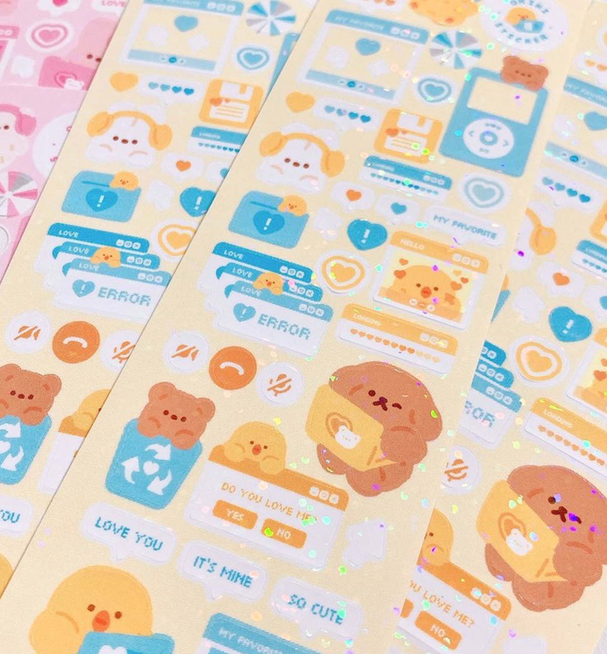 Computer Seal Sticker [Yellow]