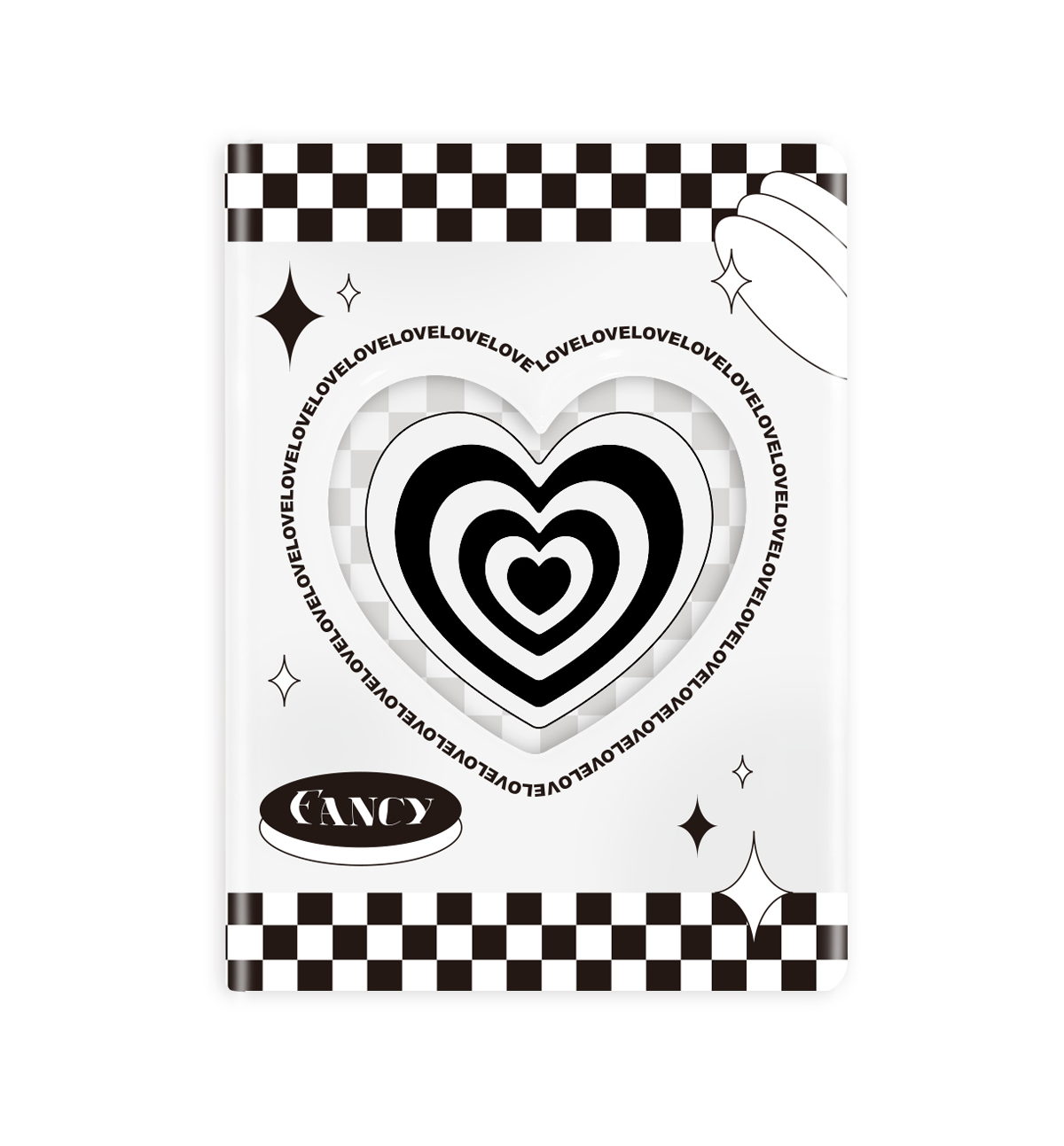 White Checkerboard Collect Book