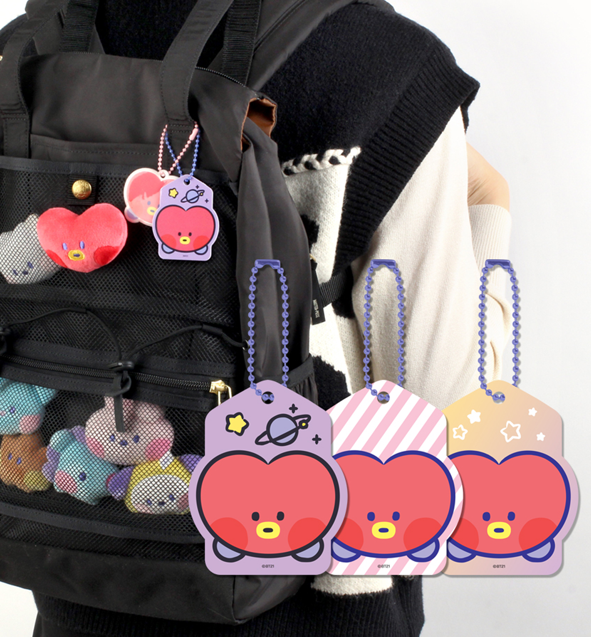 BT21 Name Tag Set [Minini]