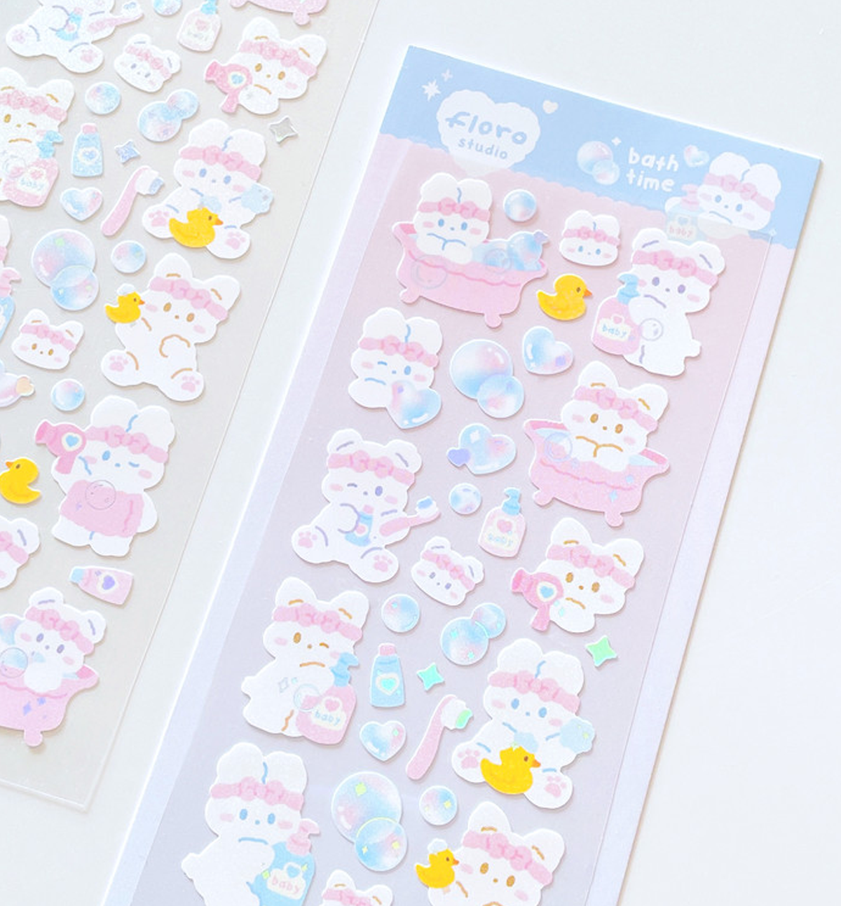 Bath Time Seal Sticker