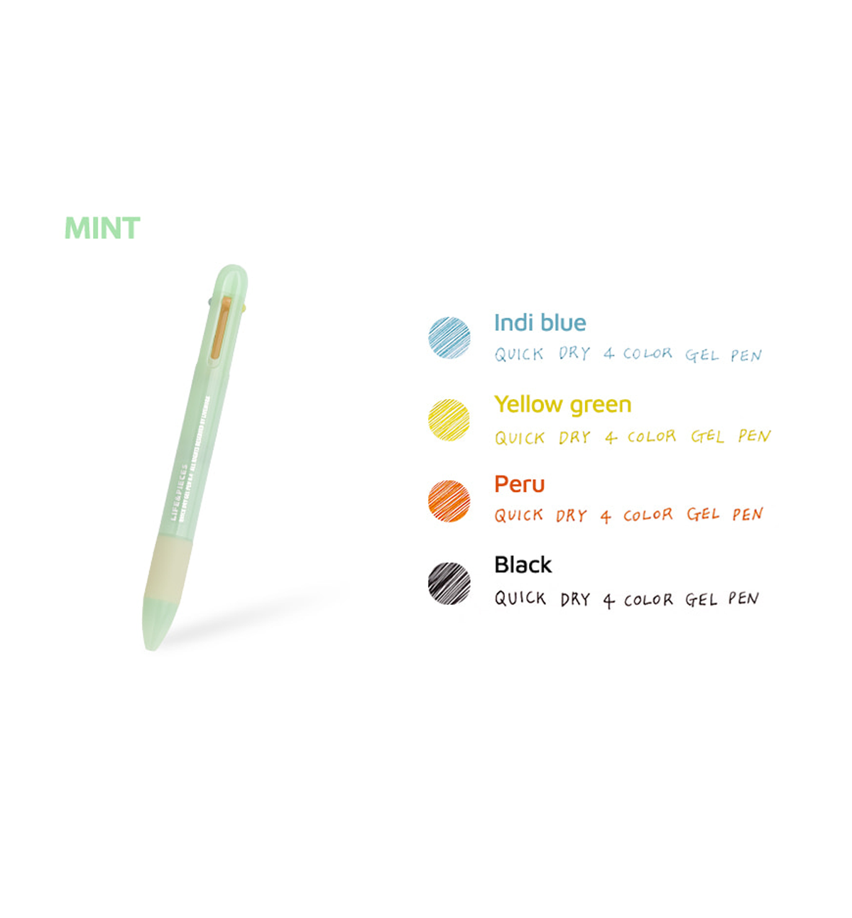 4 Colors Gel Pen [Life and Pieces]