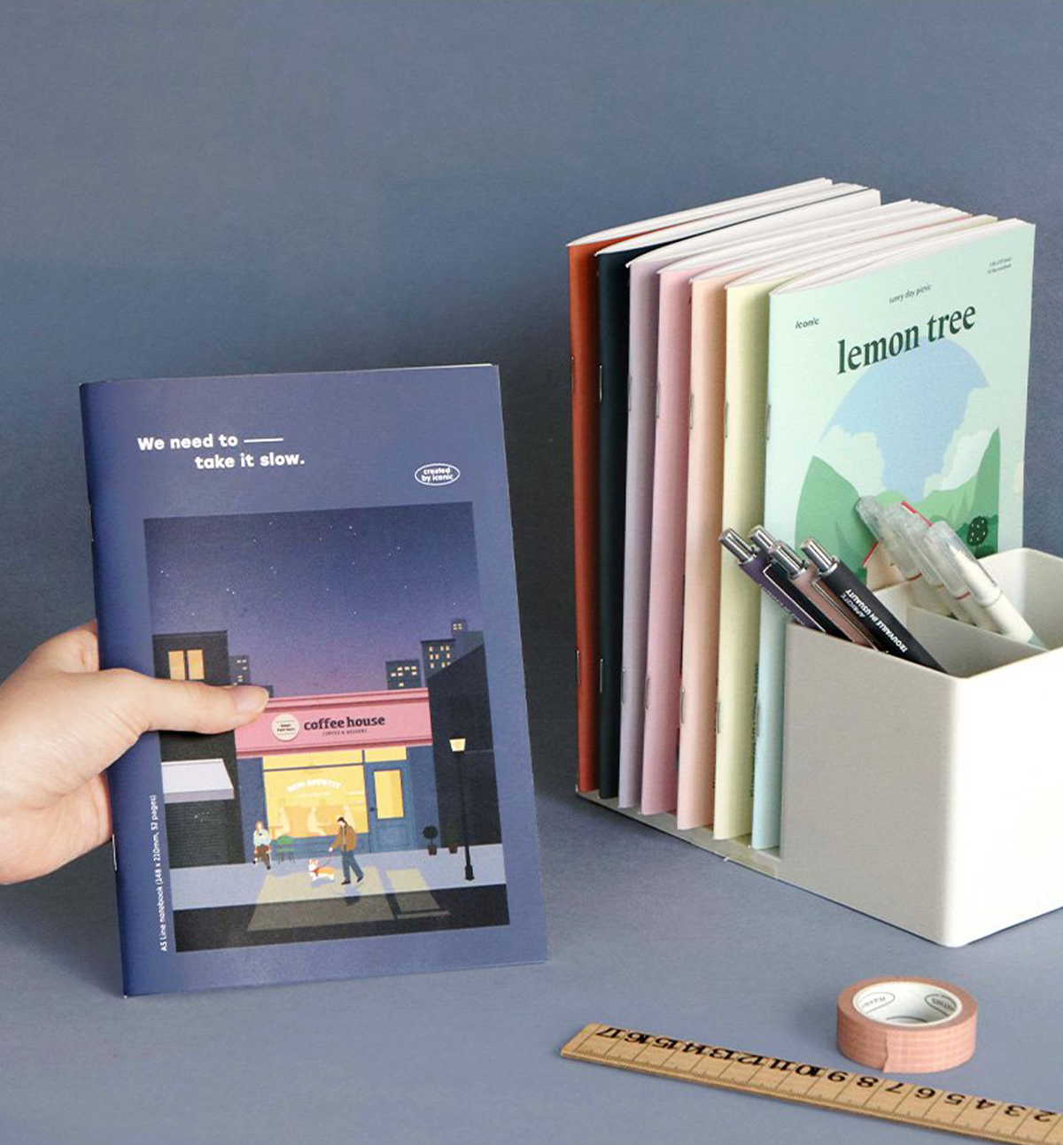 A5 Haru Line Notebook [8 Designs]