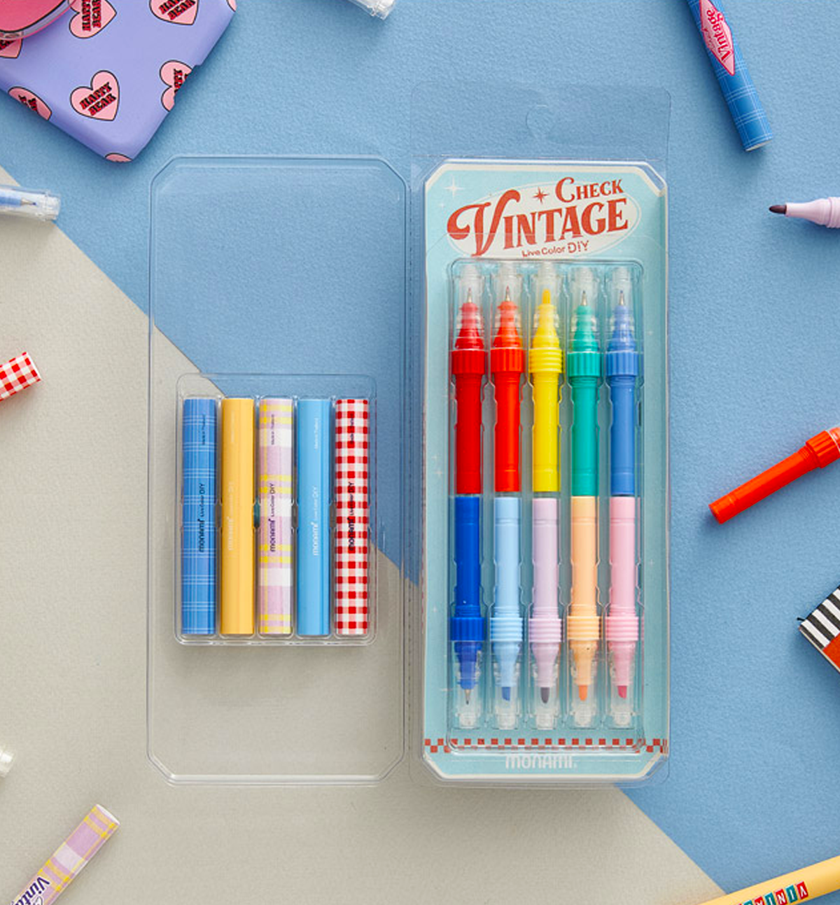 Live Color DIY Check Vintage Pens [Limited Edition]