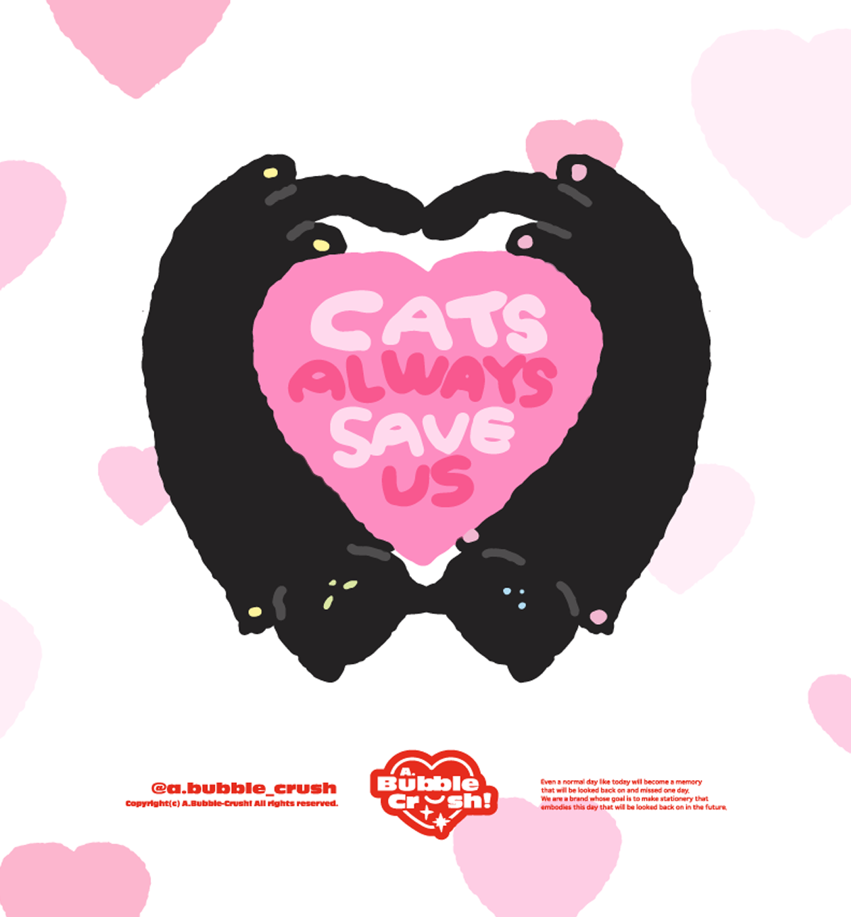 A7 CATS Always Save Us Paper Refill
