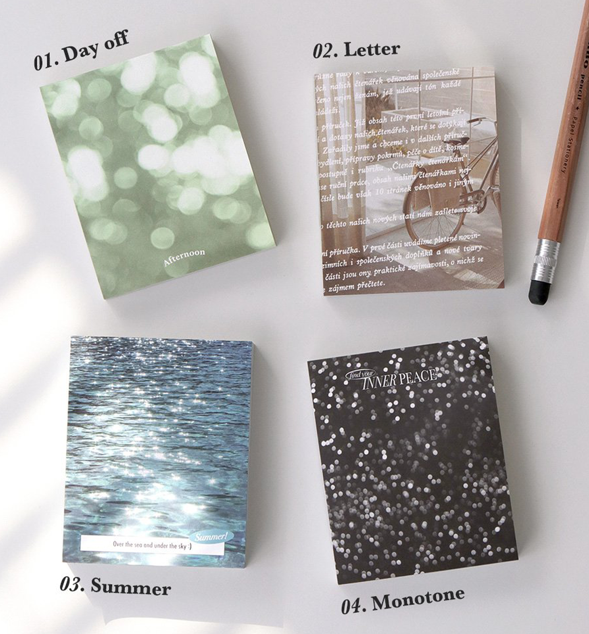 Deco Memopad [4 Designs]