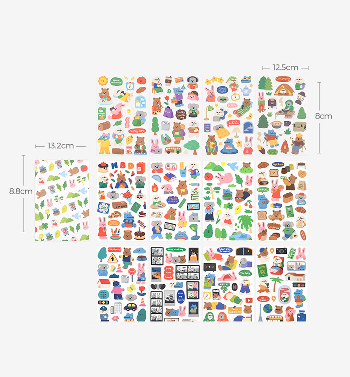 My Buddy Sticker Pack [12 Stickers]