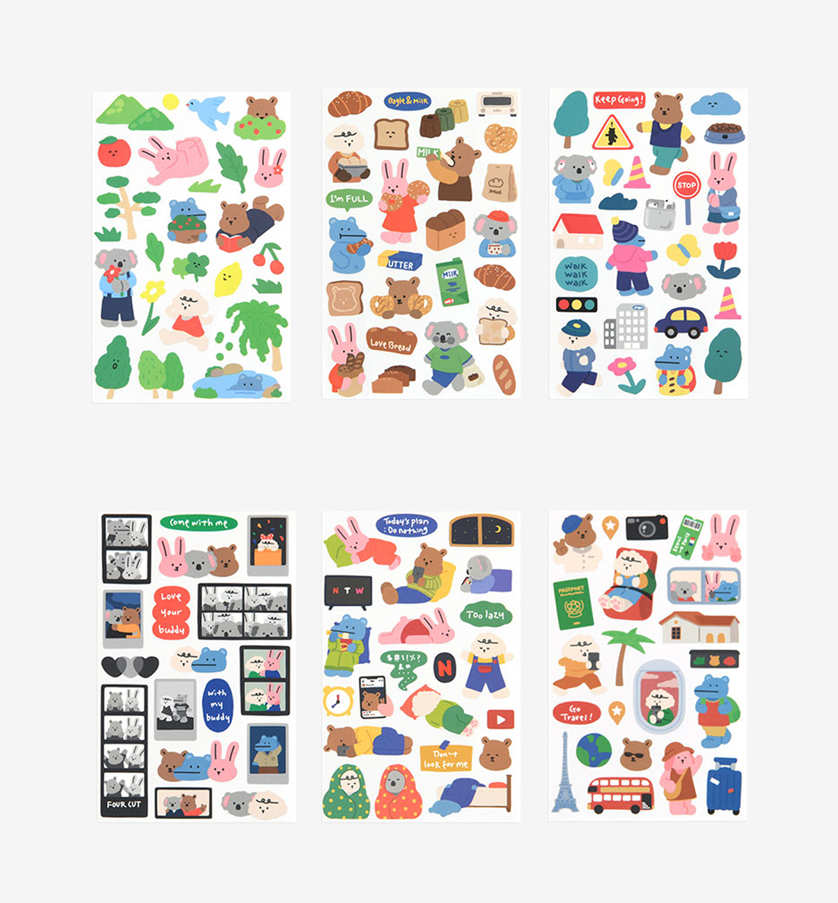 My Buddy Sticker Pack [12 Stickers]