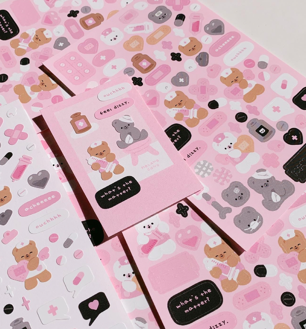 Medical Bear Seal Sticker