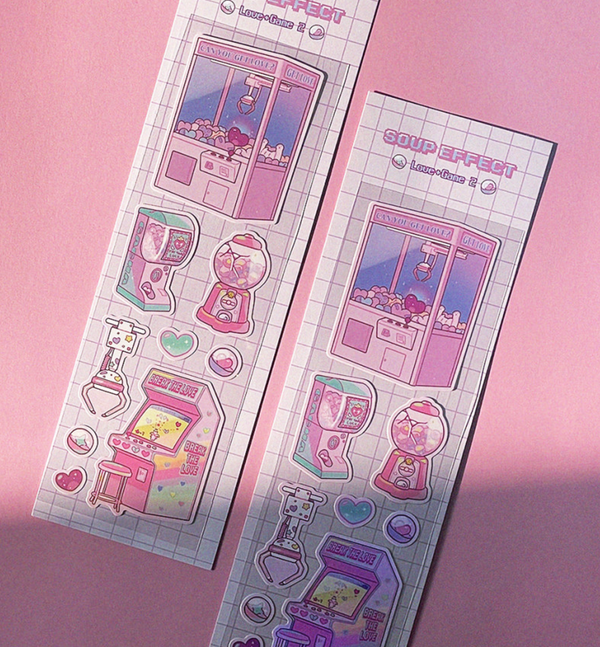 Love + Game Seal Sticker