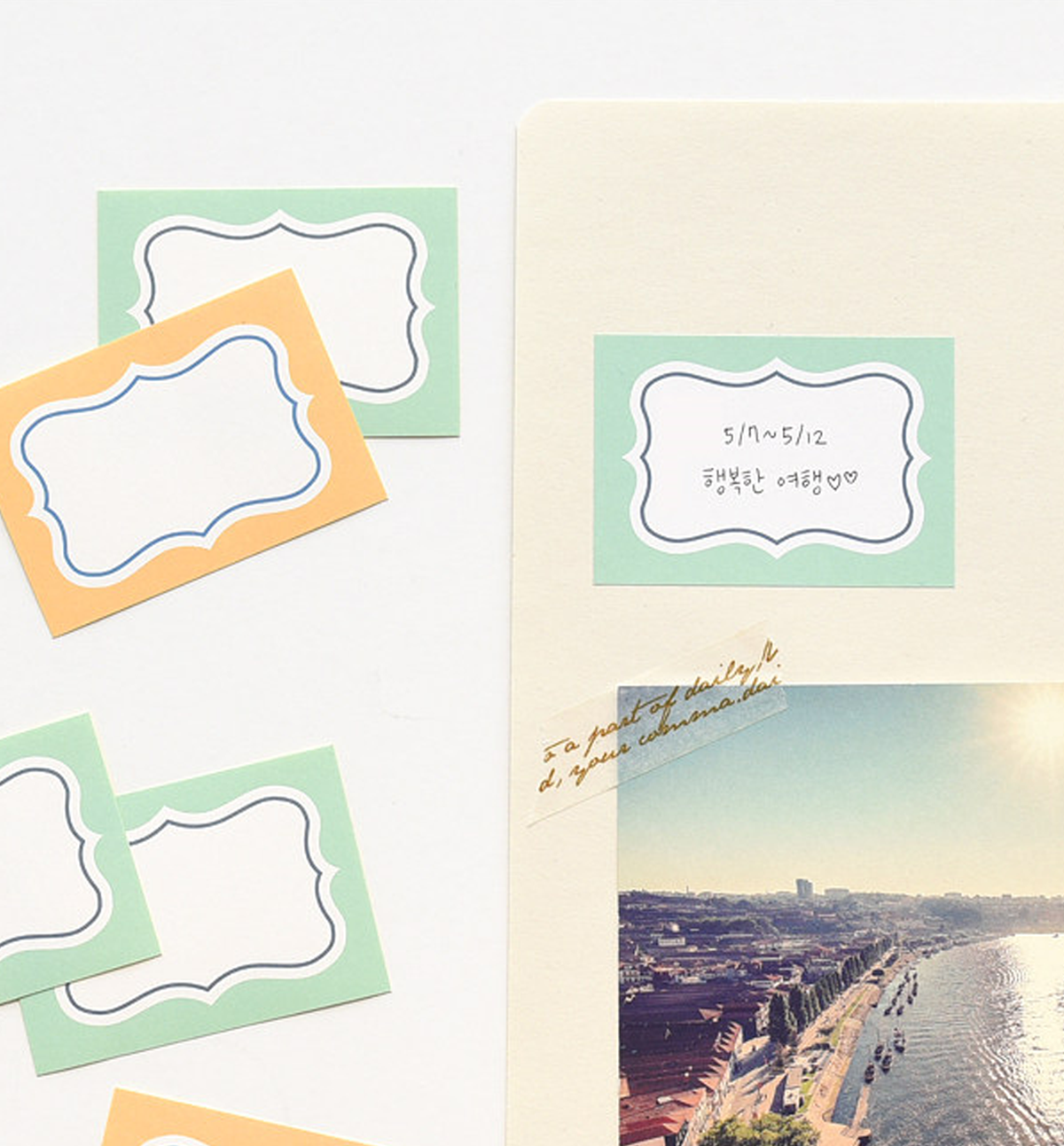 Retro Message & Label Sticker Set Sketch [60 Stickers]