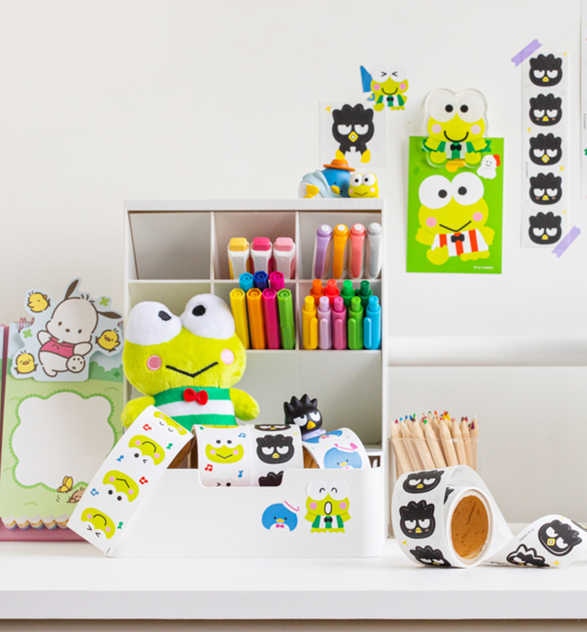 Sanrio Face Roll Sticker Ver.2