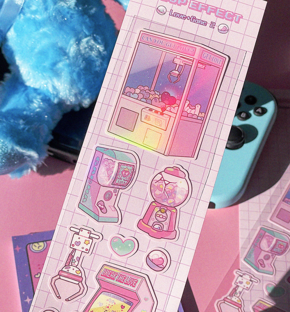 Love + Game Seal Sticker