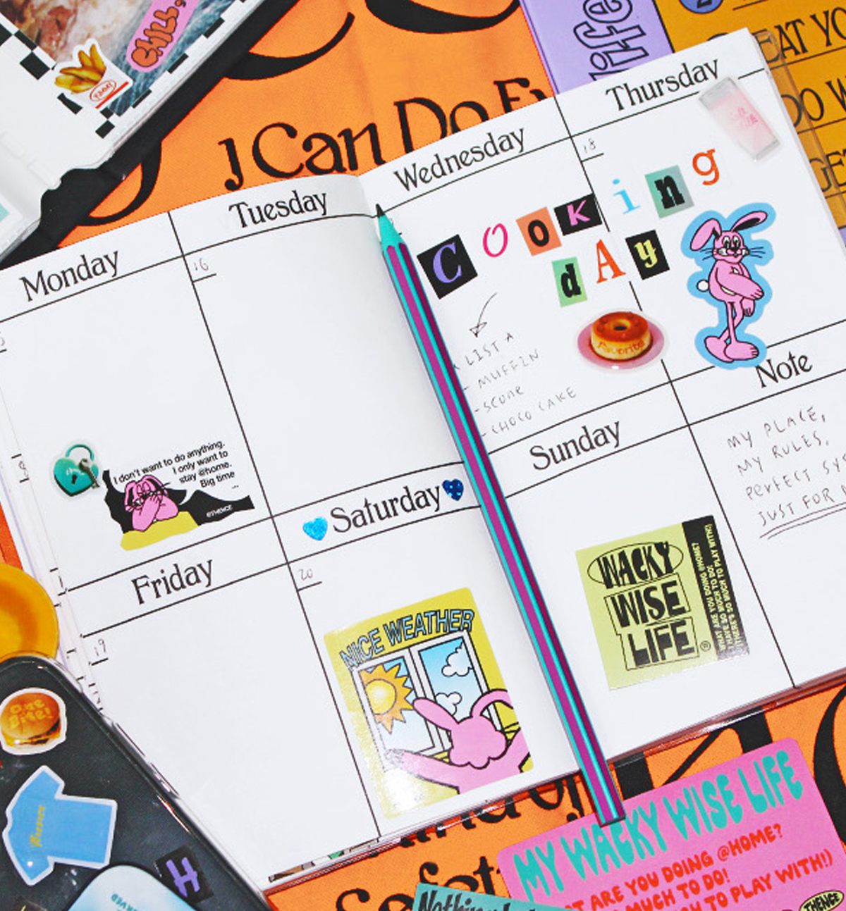 My Wacky Wise Life Weekly Planner