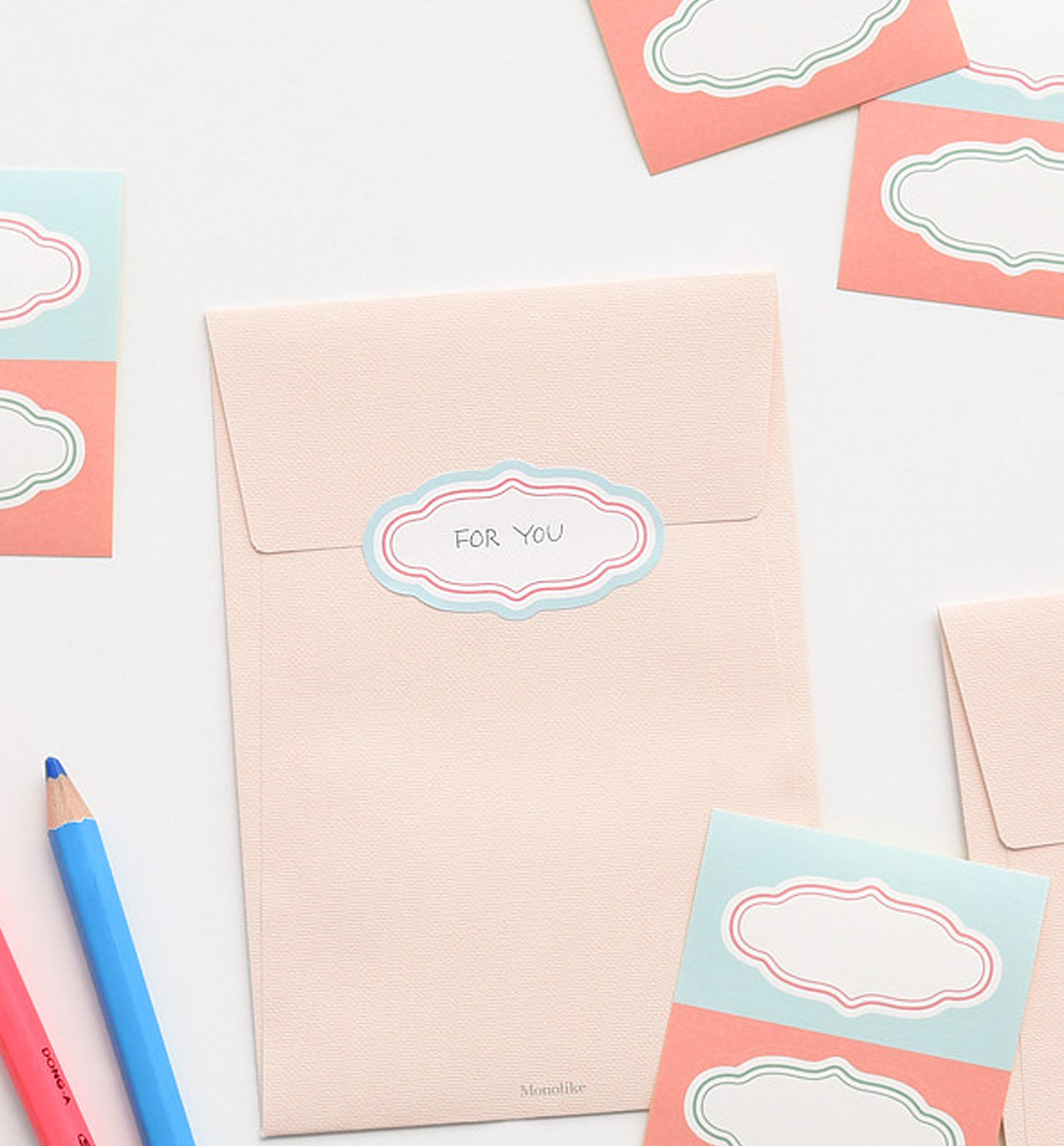 Retro Message & Label Sticker Set Sketch [60 Stickers]