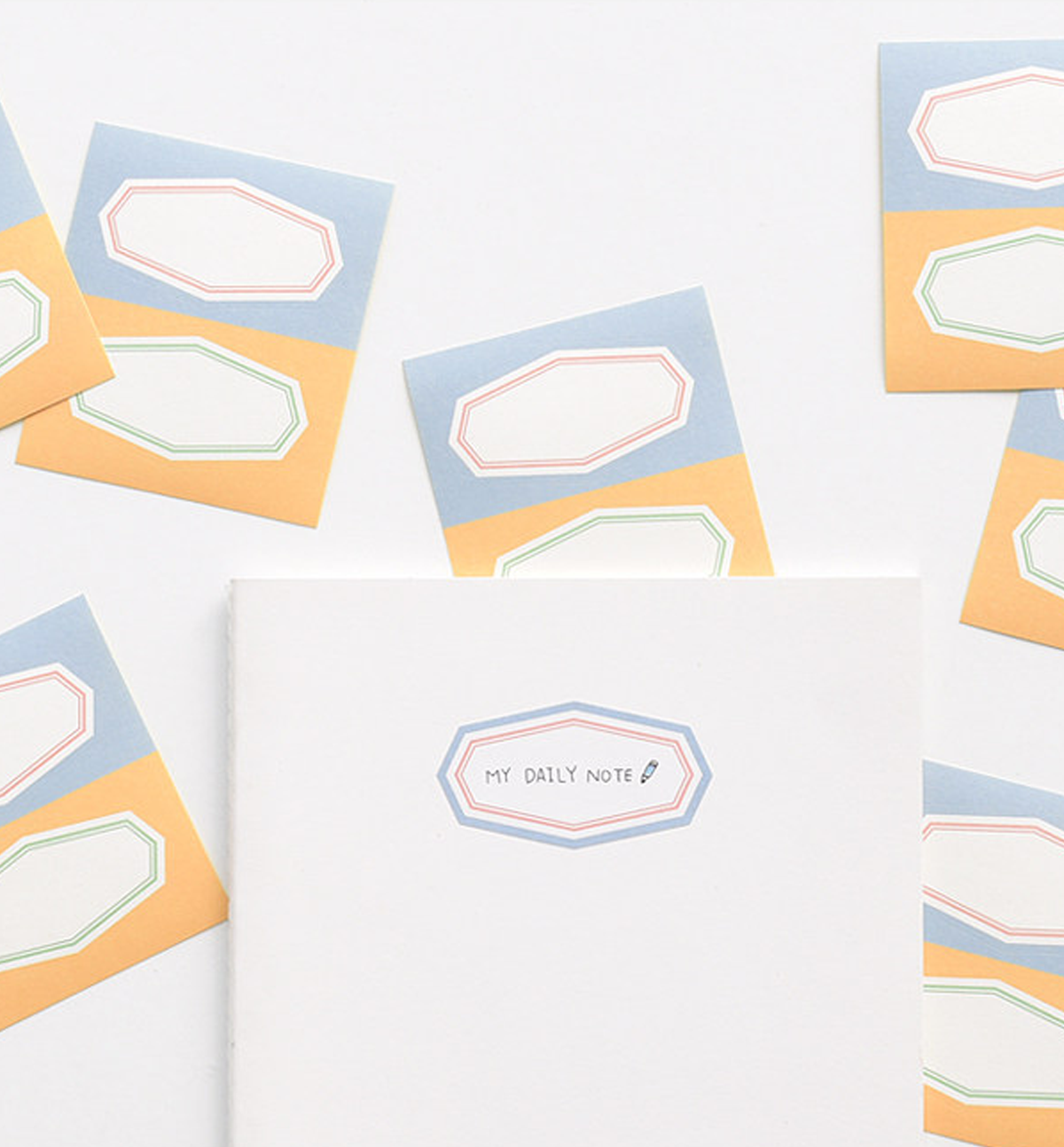 Retro Message & Label Sticker Set Sketch [60 Stickers]