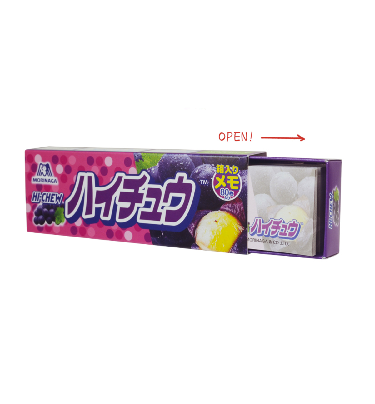 Sweets Series Box Memopad: Hi-Chew Strawberry