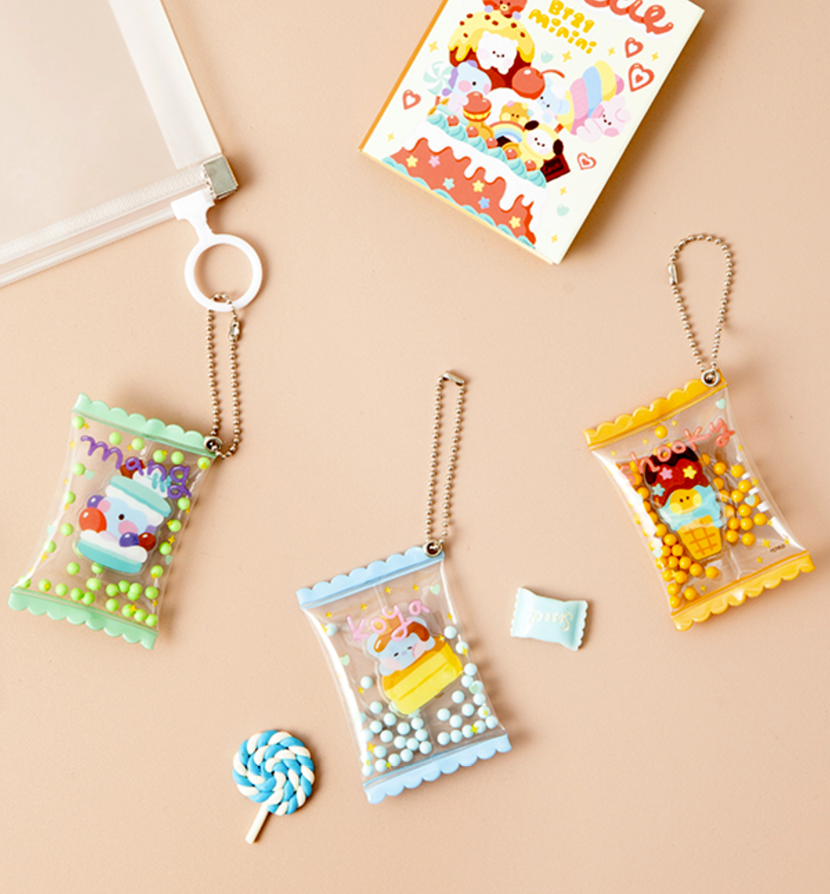 BT21 Candy Keyring