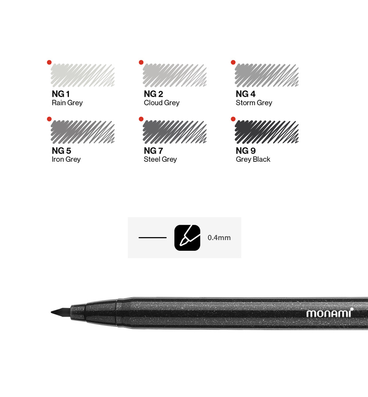 PlusPen 3000 Pigment Set